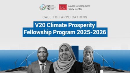 V20 Climate Prosperity Fellowship Program 2025-2026 – Opportunity Desk
