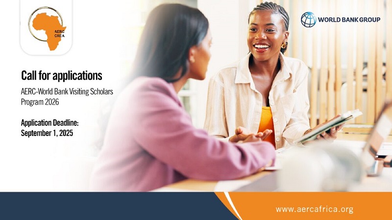 AERC-World Bank Visiting Scholars Program 2026 – Opportunity Desk