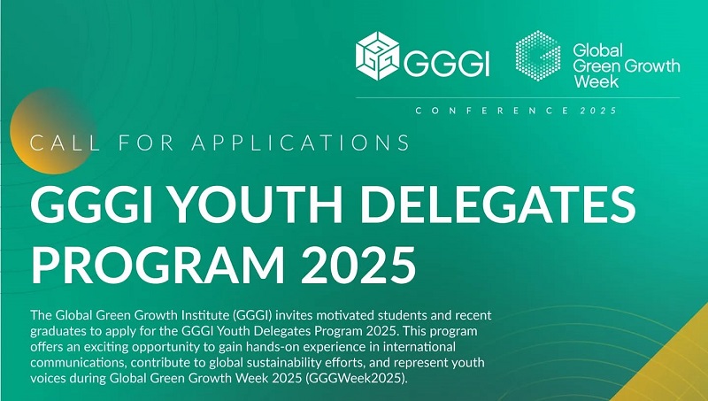 Global Green Growth Institute (GGGI) Youth Delegates Program 2025 ...