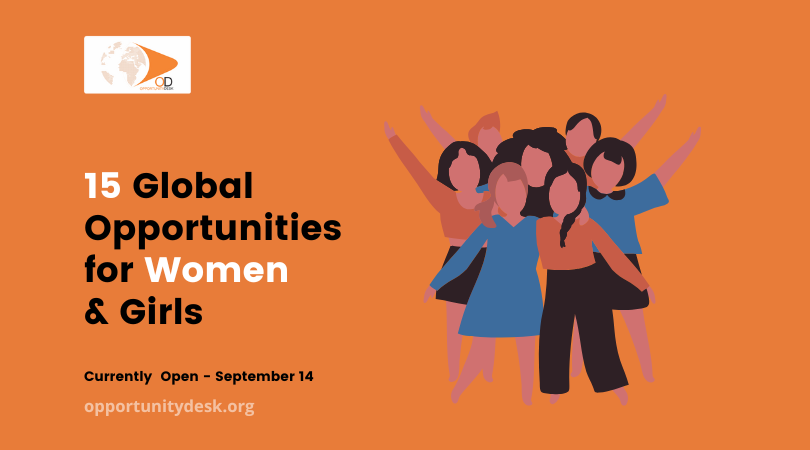 15 Global Opportunities for Women and Girls Currently Open – September ...