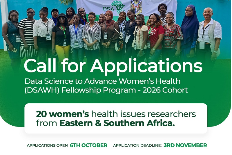 Data Science to Advance Women’s Health (DSAWH) Fellowship 2026 – Opportunity Desk