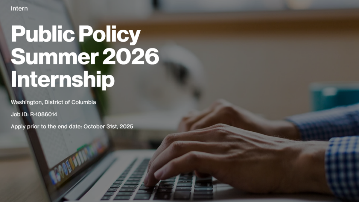 Verizon Public Policy Summer Internship 2026 – Opportunity Desk