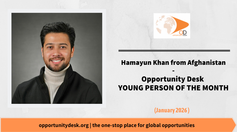 Hamayun Khan from Afghanistan is OD Young Person of the Month – January ...