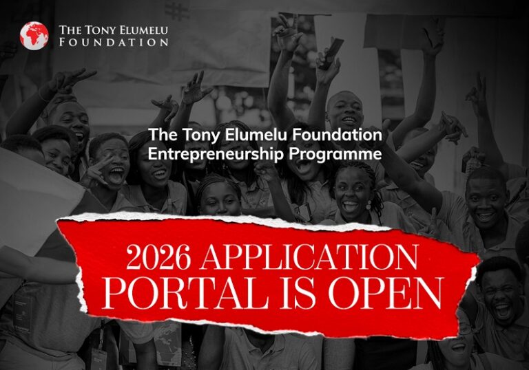 Tony Elumelu Foundation Entrepreneurship Programme 2026 for African ...