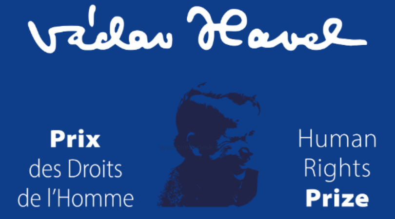 Václav Havel Human Rights Prize 2026 (€60,000 prize) – Opportunity Desk