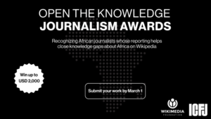 ICFJ Open the Knowledge Journalism Awards 2026 (up to $2,000 ...