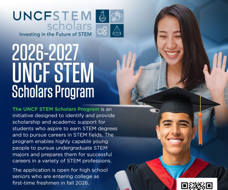 UNCF STEM Scholars Program 2026-2027 (up to $25,000) – Opportunity Desk