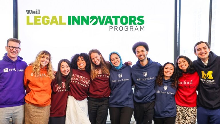Weil Legal Innovators (WLI) Program 2026-2027 (Funded) – Opportunity Desk