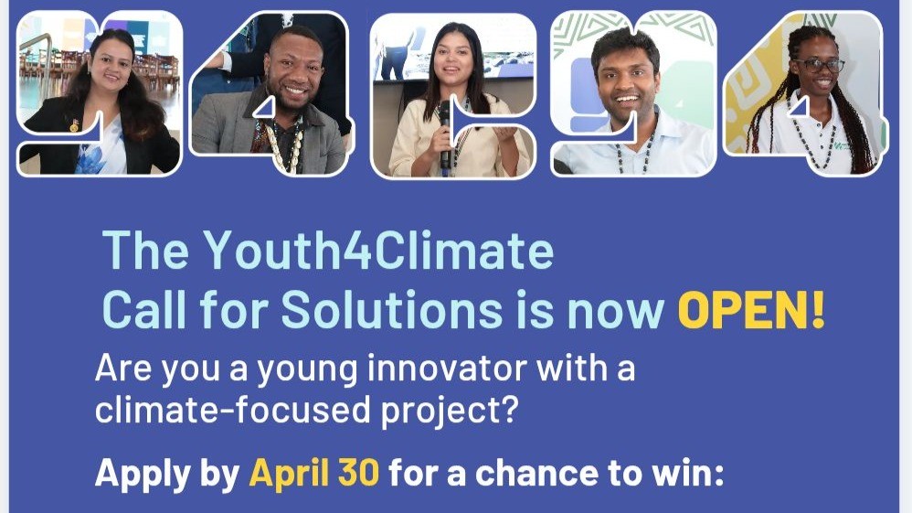 Youth4Climate Call for Solutions 2026 (up to $30,000) – Opportunity Desk