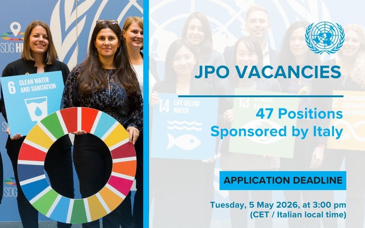 United Nations Junior Professional Officer (JPO) Programme 2026 (47 ...