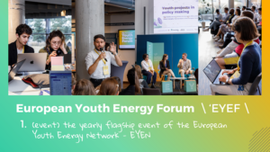 European Youth Energy Forum (EYEF) 2026 – Opportunity Desk